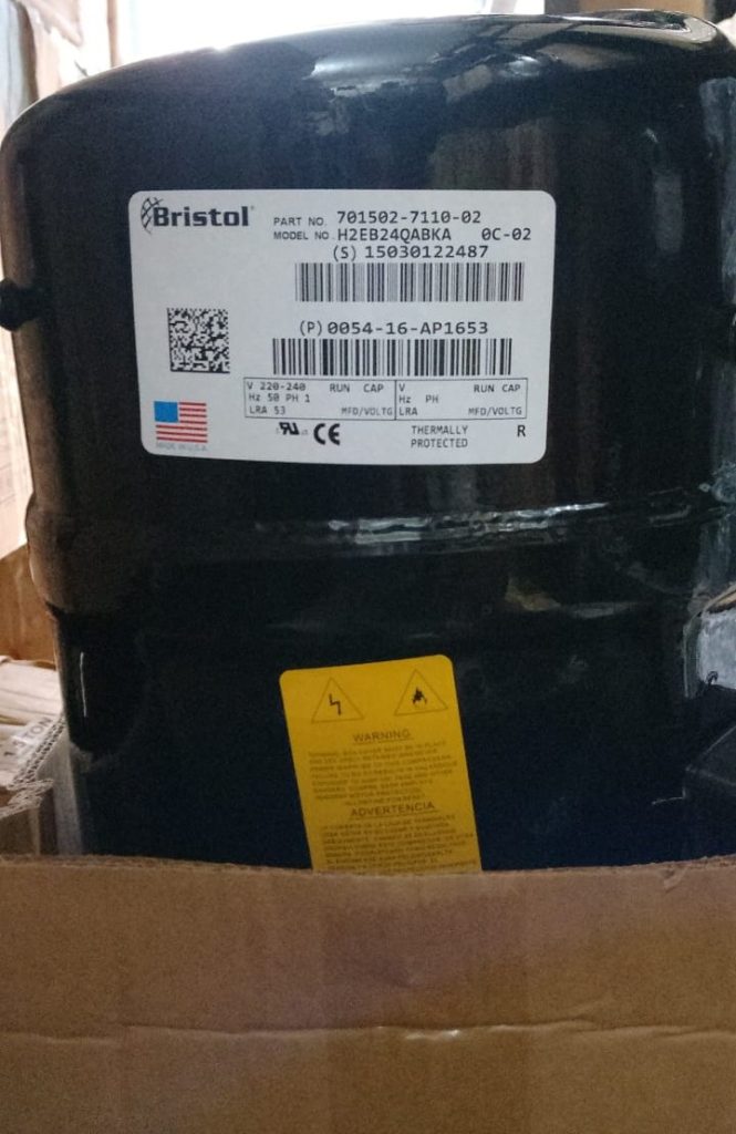 Bristol Admiral Compressor Capacity 1.5 Ton Model H2EB24SABKA | Cool N ...