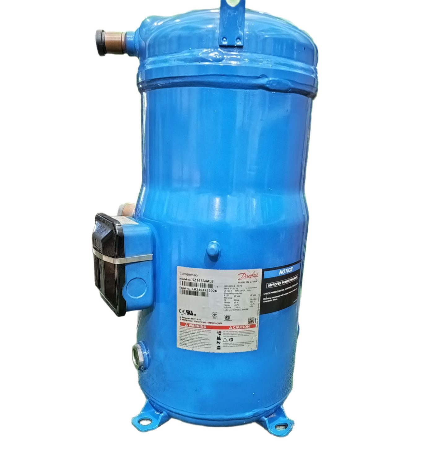 Danfoss Scroll Compressor Capacity 10 Ton Model SZ147A4ALB Multi Gas ...