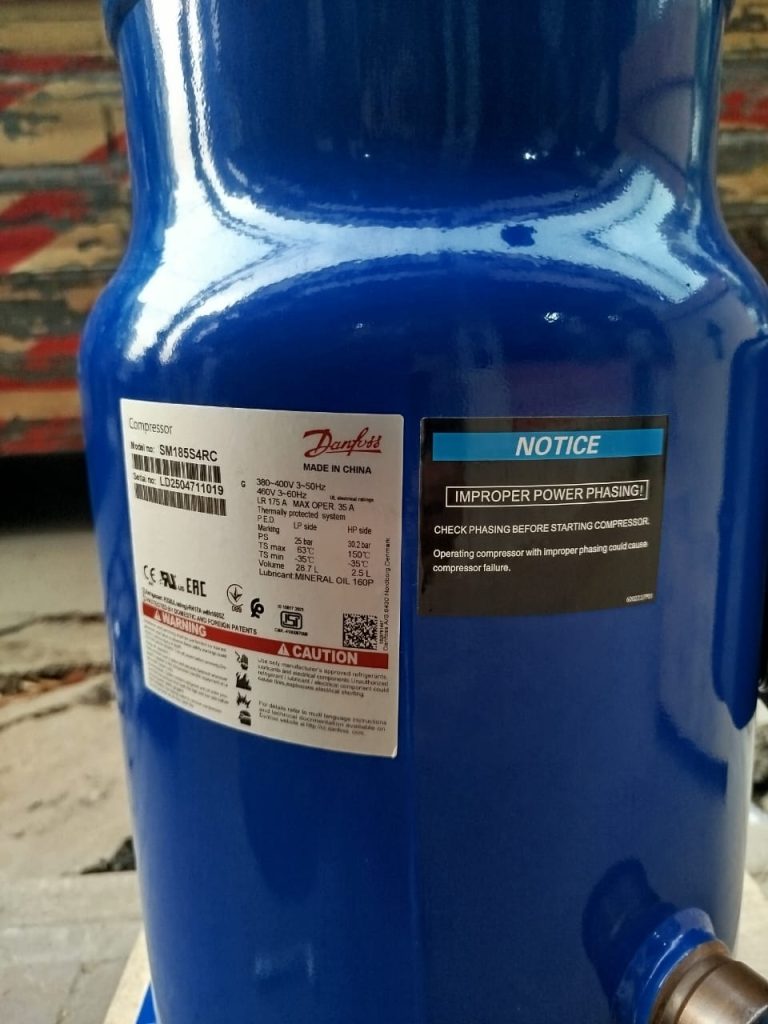 Danfoss Scroll Compressor Capacity 13 Ton Model SM185S4RC R22 | Cool N ...