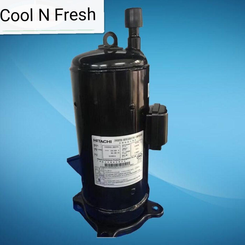 Hitachi Scroll Compressor Capacity 3 Ton Model E404GH38D2G R410A | Cool ...