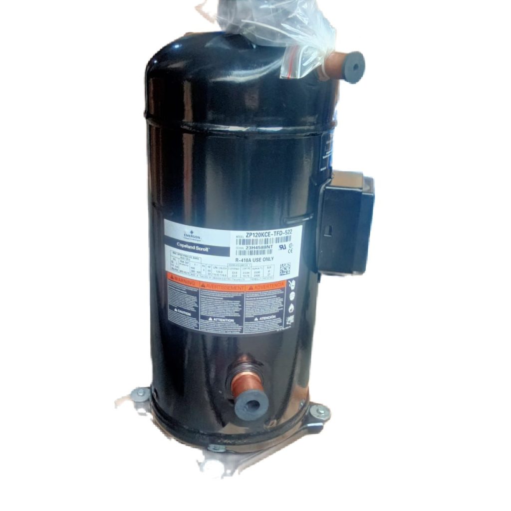 Copeland Scroll Compressor Capacity 8 Ton Model ZP120KCE-TFD-522 R410A ...