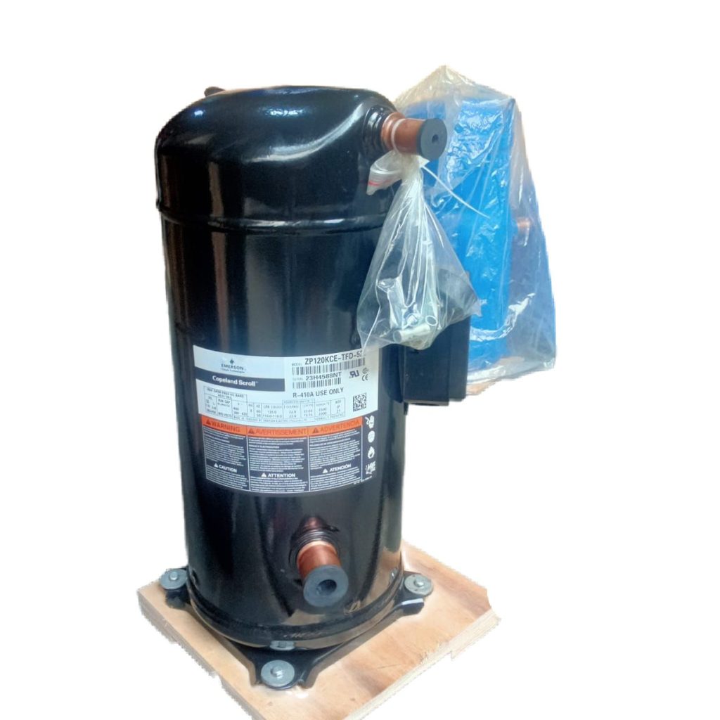 Copeland Scroll Compressor Capacity 8 Ton Model ZP120KCE-TFD-522 R410A ...