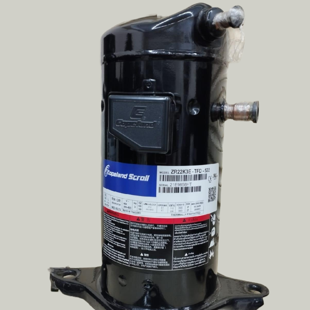 Copeland Scroll Compressor Capacity 1.5 Ton Model ZR22KCE-TFD-522 Multi ...
