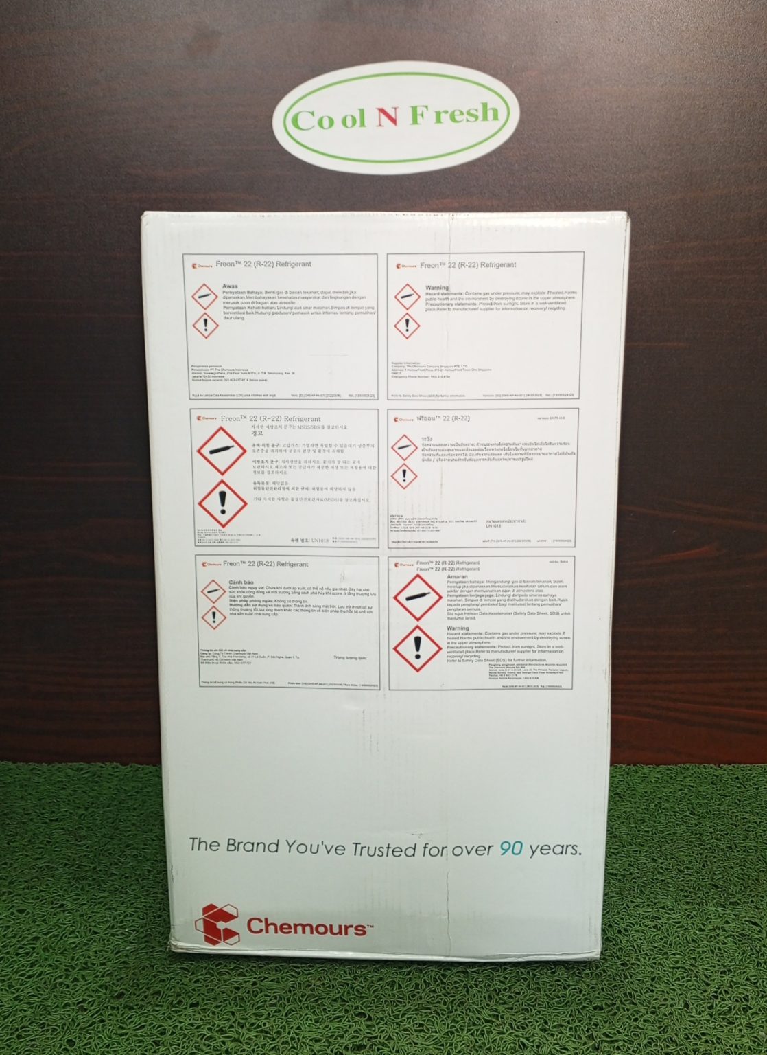 Refrigerant R22 Gas Freon | Cool N Fresh