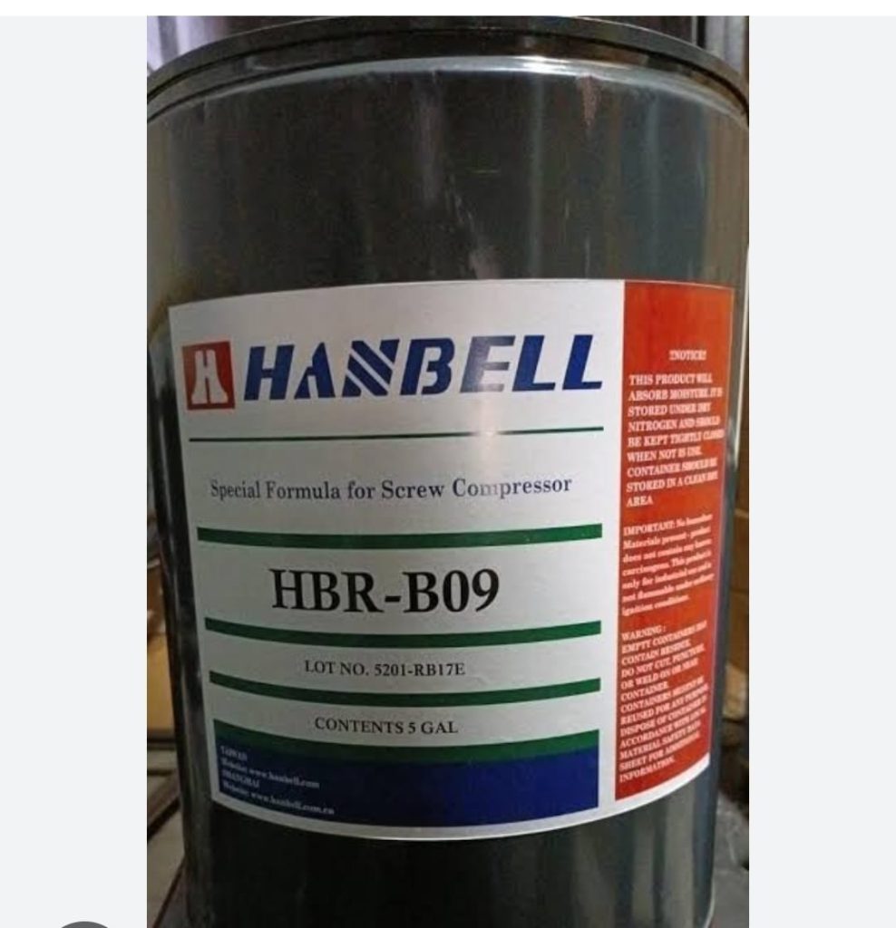 Refrigerant Oil Hanbell HBR-B09 | Cool N Fresh