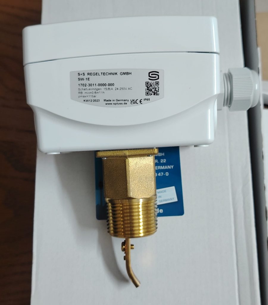 S+S Flow Switch Model - SW-1E Regel Technik GMBH | Cool N Fresh